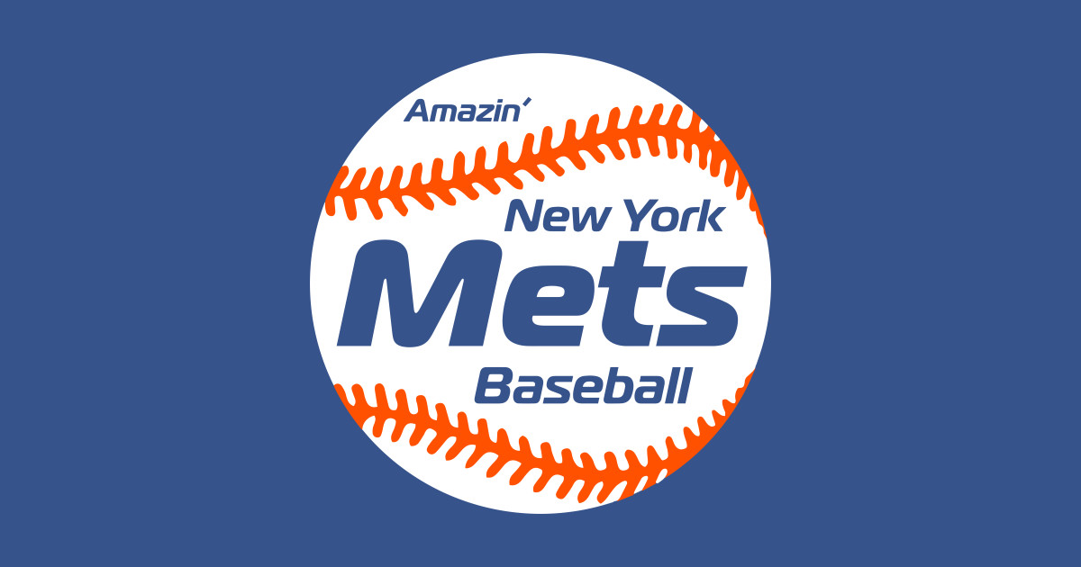 Mets 80s Retro Ball - Mets - T-Shirt | TeePublic