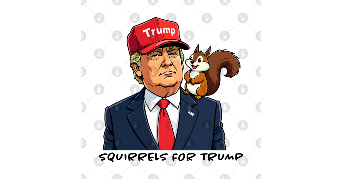 Squirrels for Trump 2 - Justice For Peanut 4 - T-Shirt | TeePublic