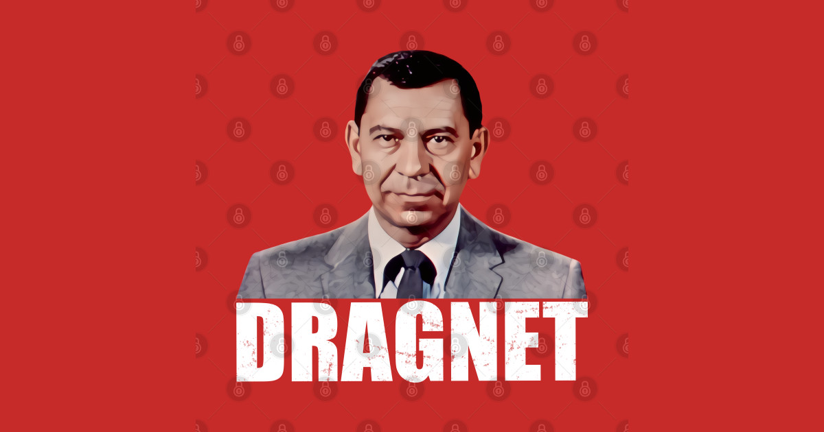 Dragnet - Joe Friday - 60s Cop Show - Classic Tv Shows - T-Shirt ...