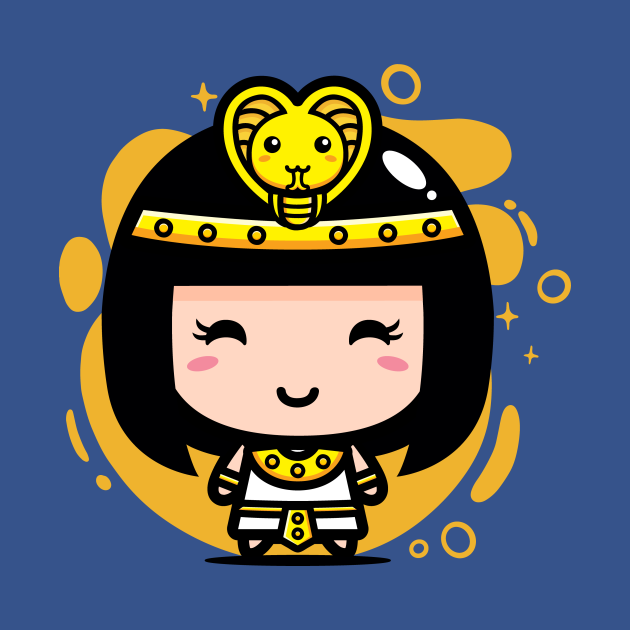 Cute Kawaii Cleopatra Egyptian Queen // Chibi Style Cleopatra ...