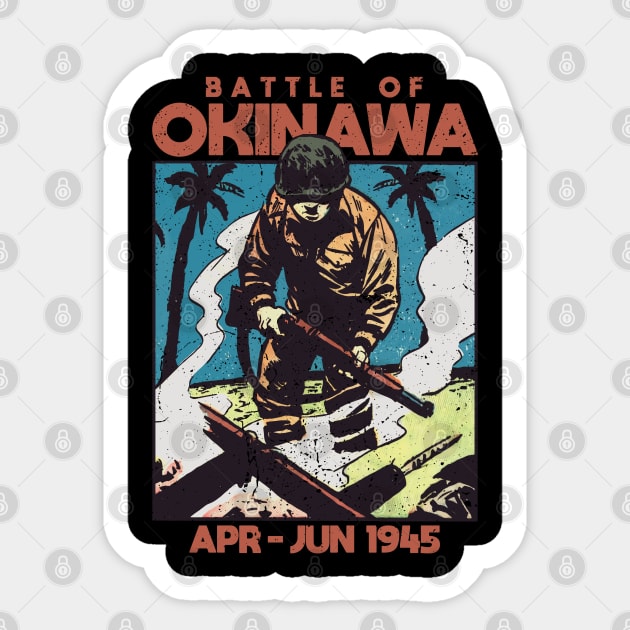 Battle of Okinawa - WW2 Japanese War - Ww2 - Sticker | TeePublic