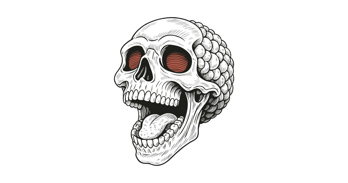 Terrifying And Disgusting Skull – Horror Grunge Aesthetic, Gothic Dark ...