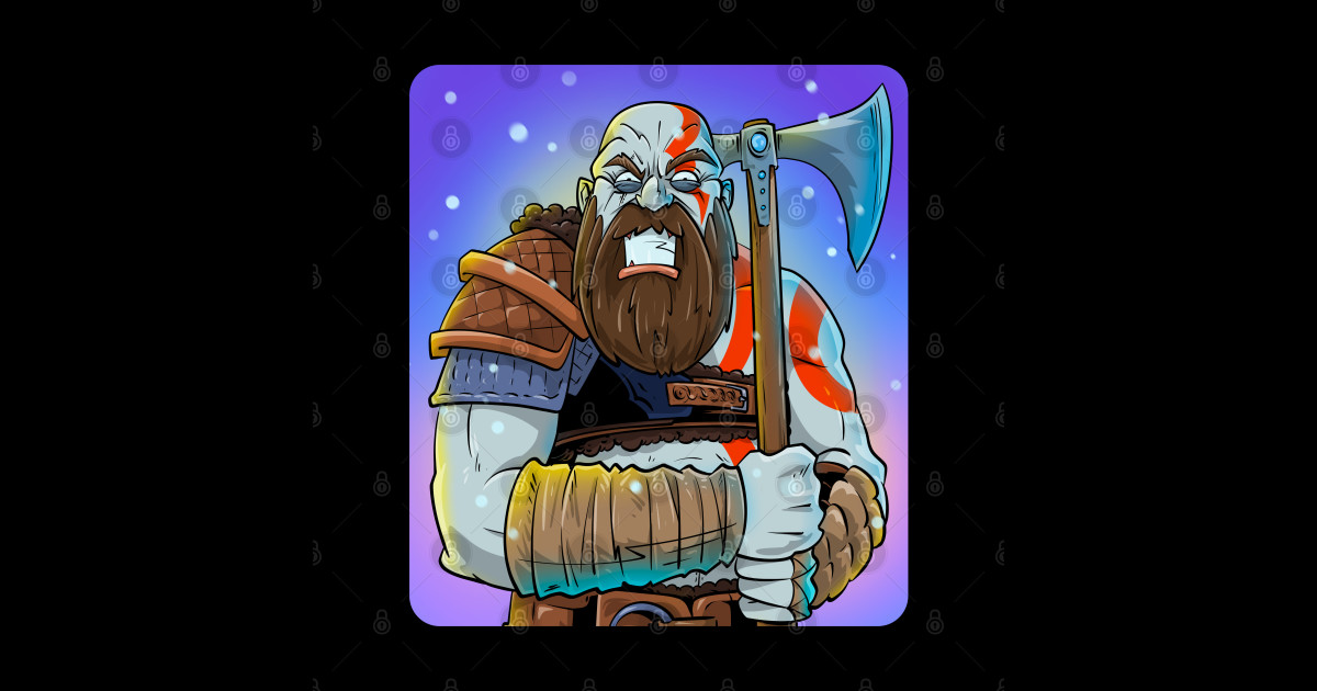 God of War's Kratos - Kratos God Of War - Sticker | TeePublic