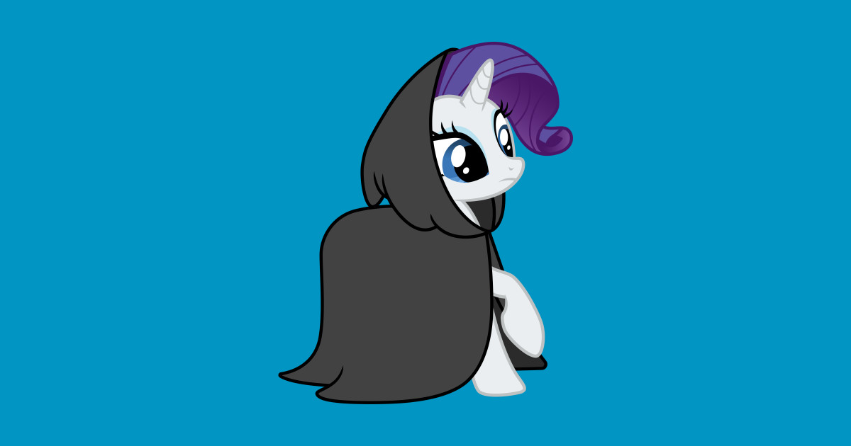 Rarity in a cloak - My Little Pony - T-Shirt | TeePublic