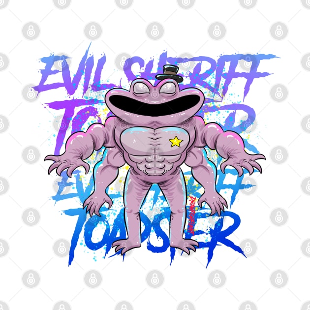 GARTEN OF BAN BAN EVIL SHERIFF TOADSTER - Garten Of Banban Rainbow ...