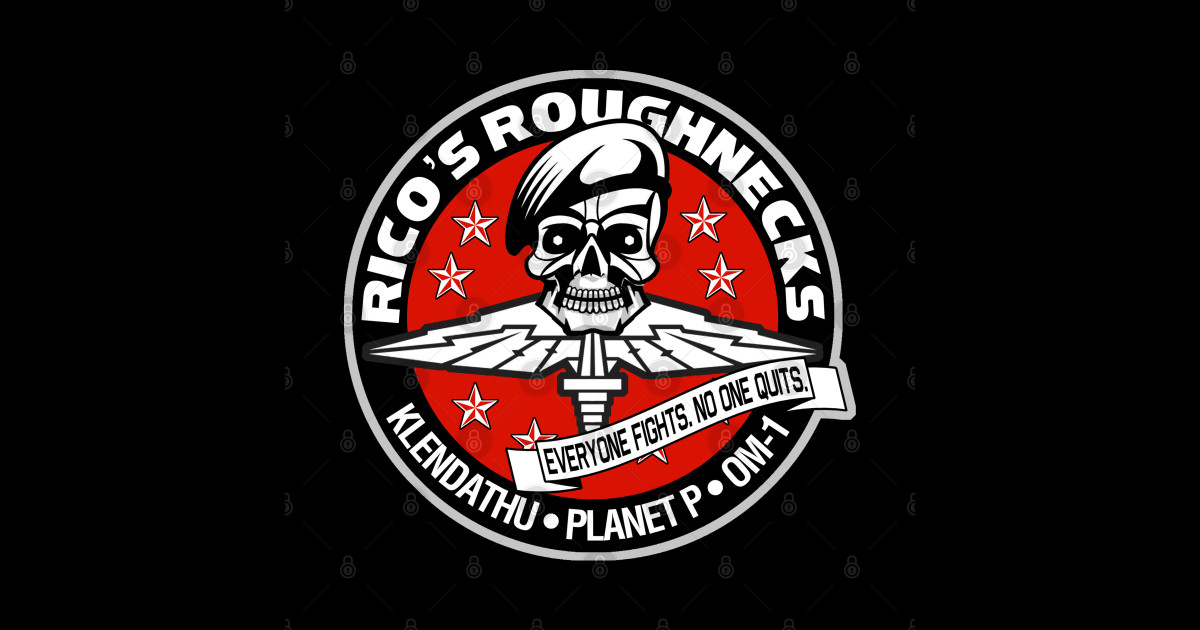 Rico's Roughnecks - Starship Troopers - Sticker | TeePublic