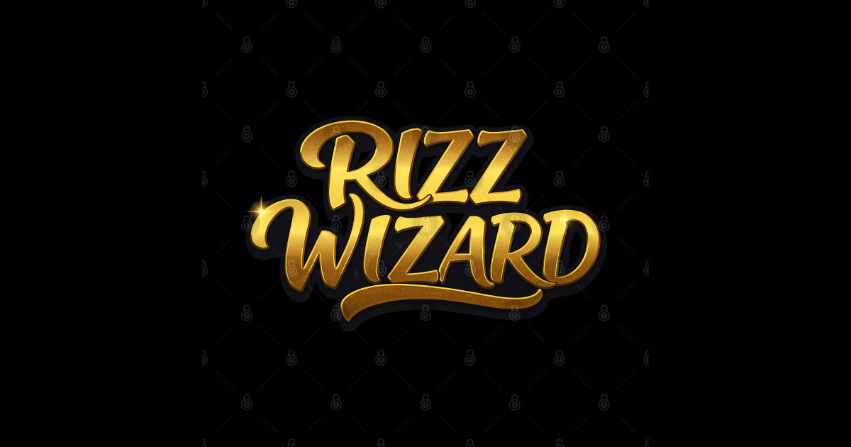 Rizz Wizard. - Rizz Wizard - Sticker | TeePublic