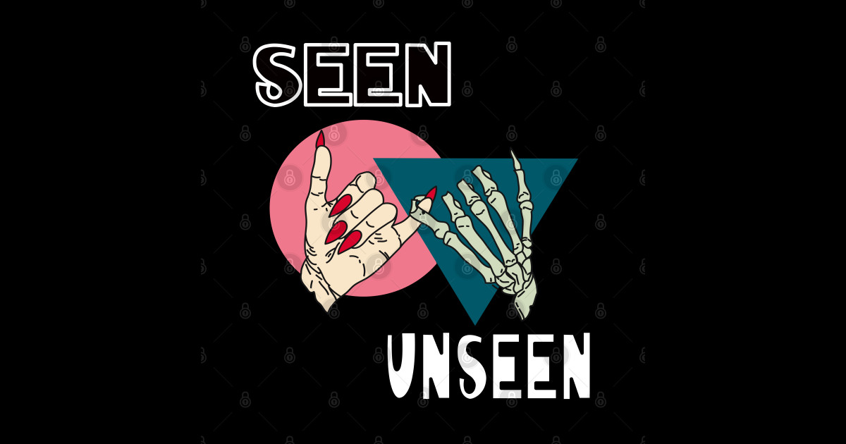 Seen Unseen life - Seen Unseen Life - Sticker | TeePublic