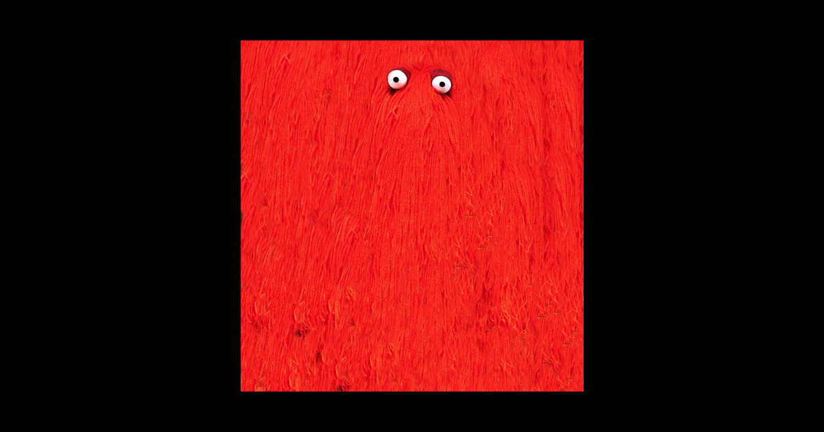 Red puppet dont hug me im scared - Redpuppet - Sticker | TeePublic