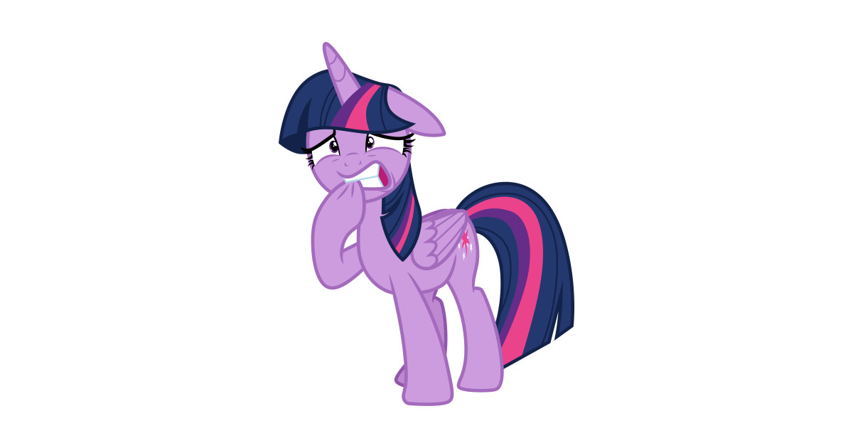 Twilight Sparkle biting her hoof - My Little Pony - T-Shirt | TeePublic