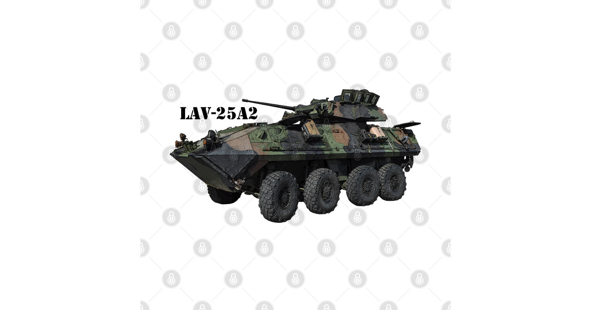LAV-25A2 Wheeled Armored Vehicle - Marine Corps - T-Shirt | TeePublic