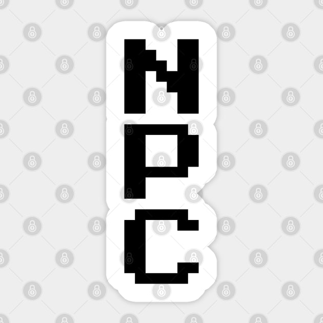 NPC - Non Playable Character - Gamer Player Rpg Role Playing Game ...