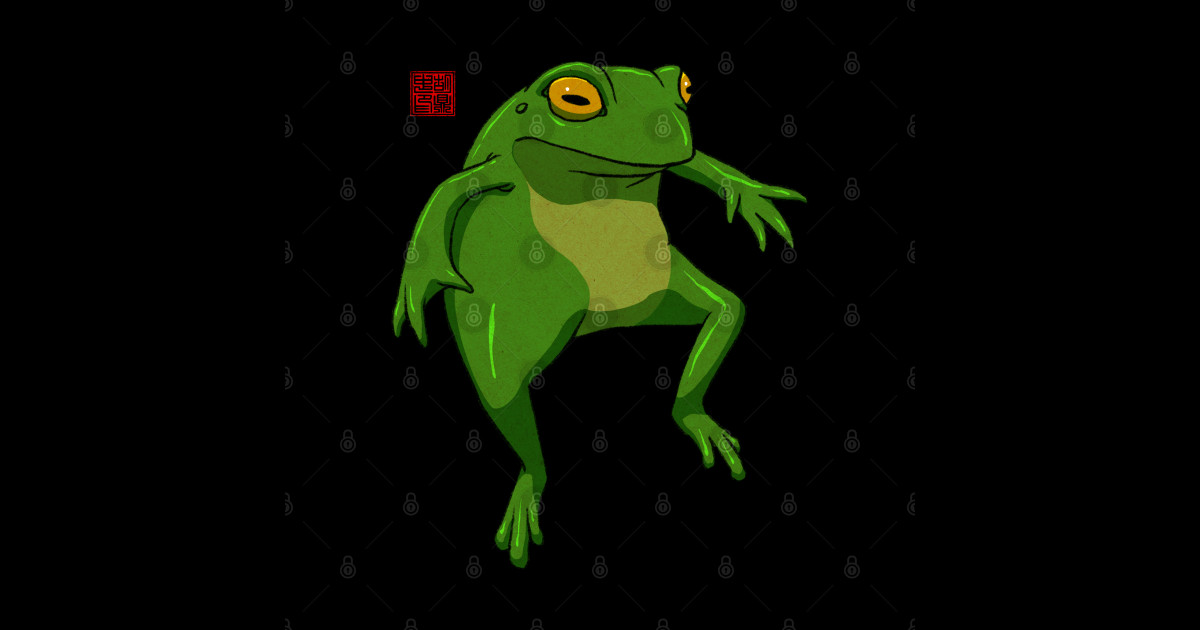 Relajao frog meme - Frog - Sticker | TeePublic