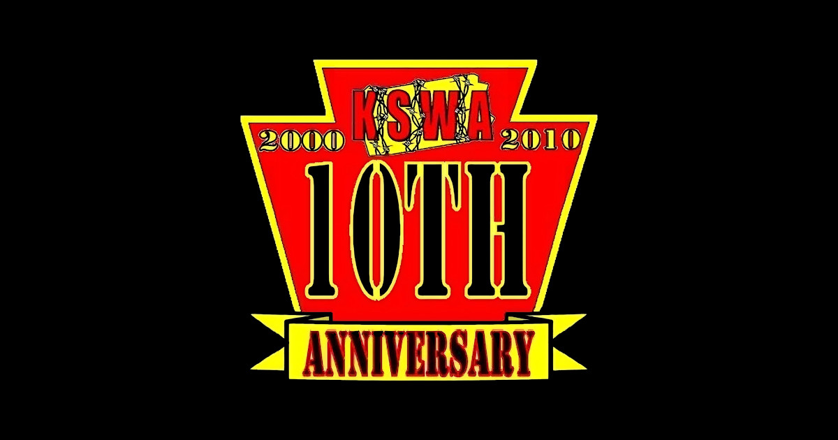 KSWA 10th Year - Kswa Wrestling - Sticker | TeePublic