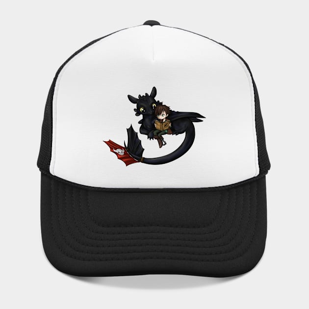 HTTYD - Chibi Hiccup and Toothless Fanart - Httyd - Hat | TeePublic