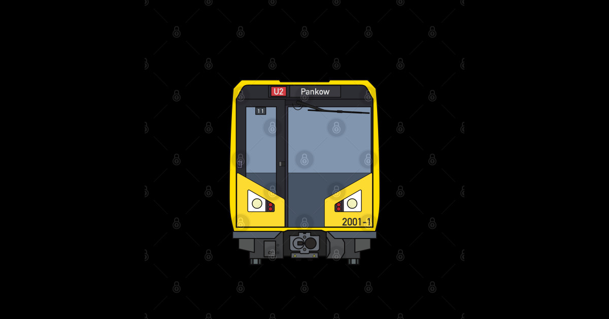 Berlin Metro Train - Berlin - Sticker | TeePublic
