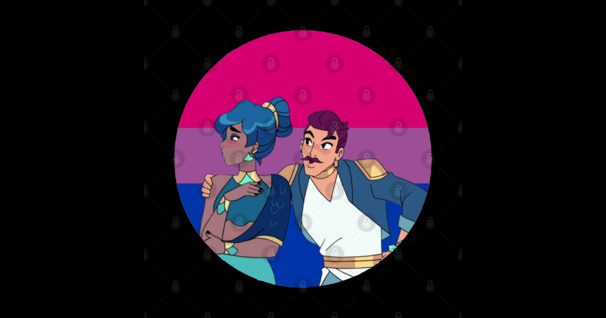 Princess Prom Seamista She-Ra Bisexual Flag SPOP - Shera - Sticker ...