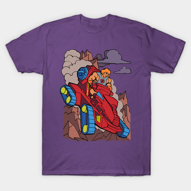 Attack the Track - He Man - T-Shirt | TeePublic