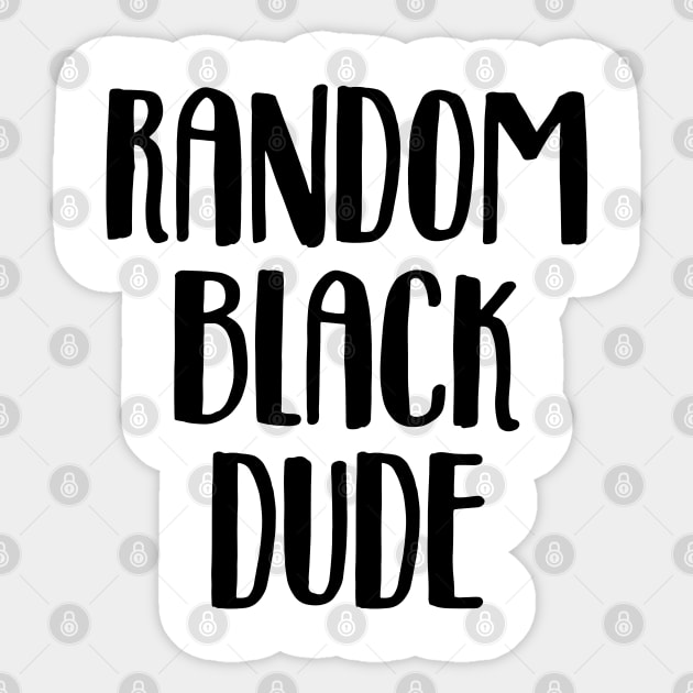 some random black dude