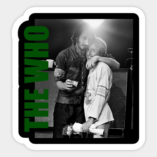The Who // Retro Aesthetic Fan Art // 80s - The Who - Sticker | TeePublic