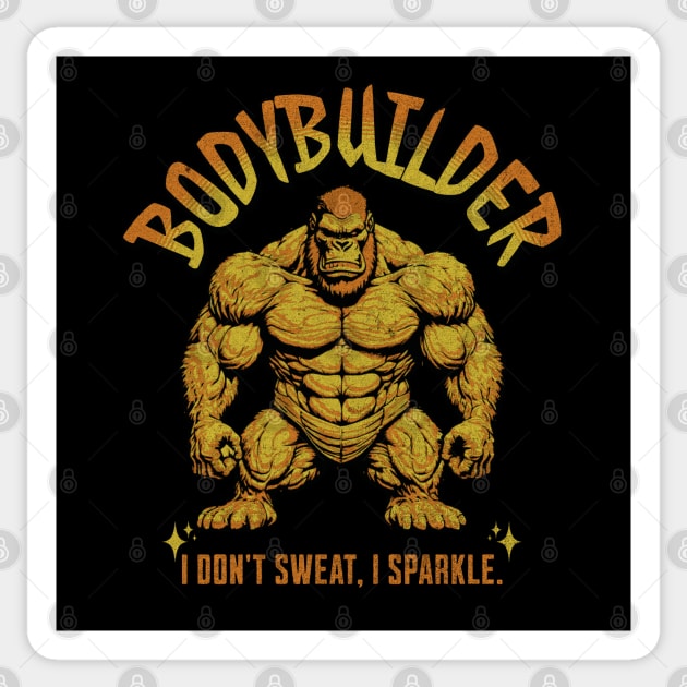 Bodybuilder - Bodybuilding - Sticker | TeePublic