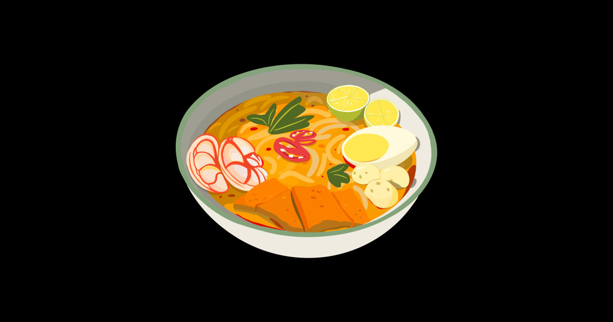 Laksa - Laksa - Sticker | TeePublic