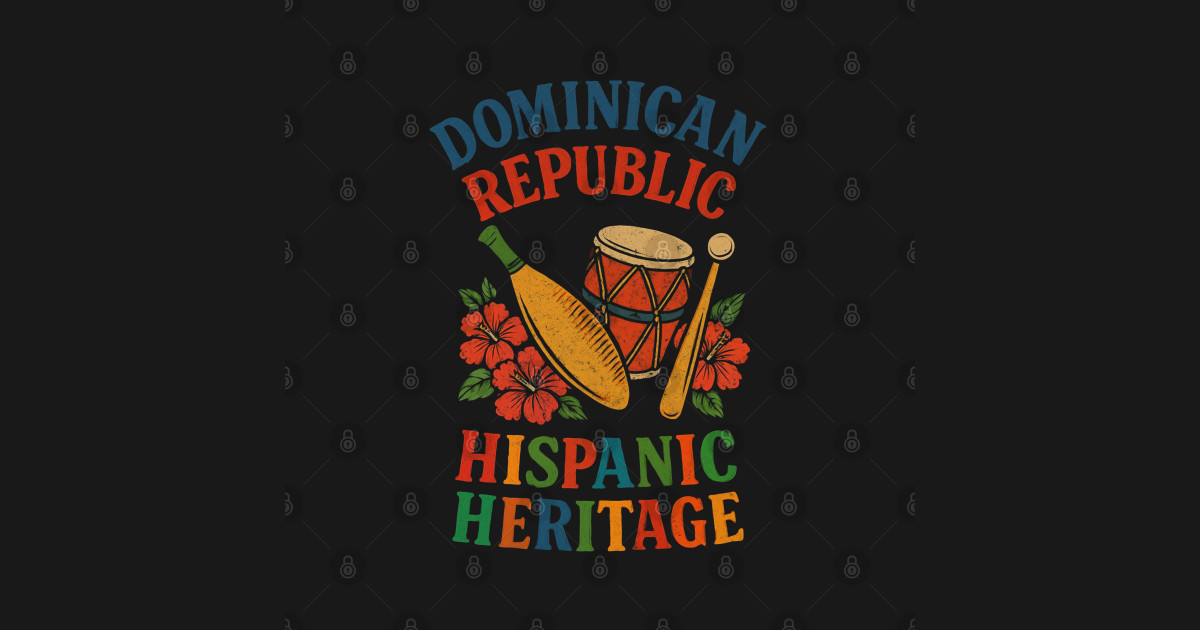 Hispanic Heritage Month Dominican Republic Flag - Hispanic Heritage ...