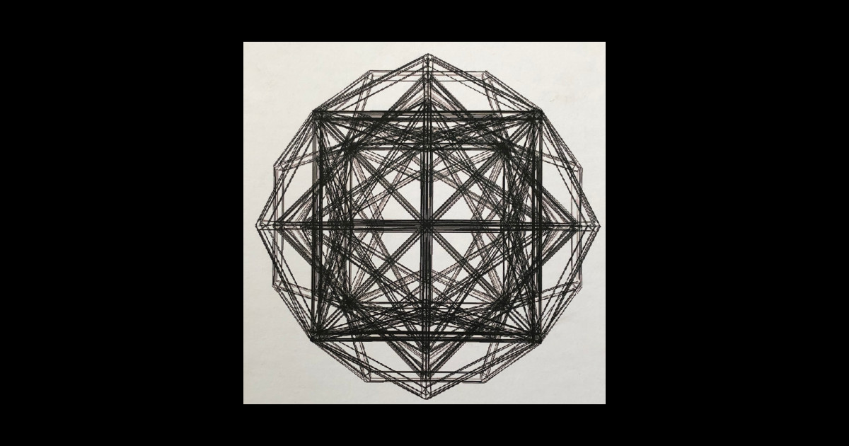 Geometron wireframe - Geometron Wireframe - Sticker | TeePublic