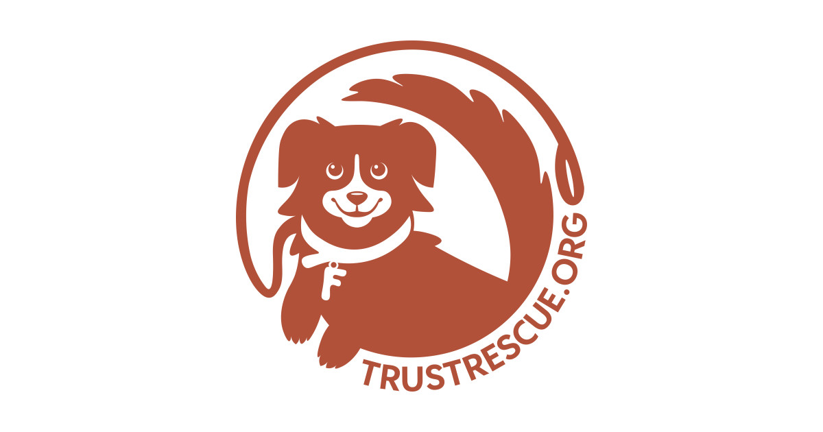 Rust Red Trust Rescue Emblem Logo - Trust Rescue - T-Shirt | TeePublic