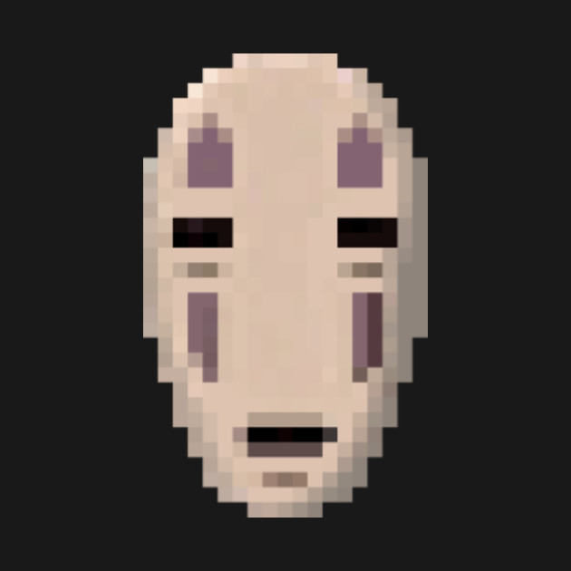 No-Face Pixel Art - Spirited Away - T-Shirt | TeePublic