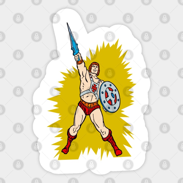 He-man | Masters of the Universe | Fanart - Heman - Sticker | TeePublic
