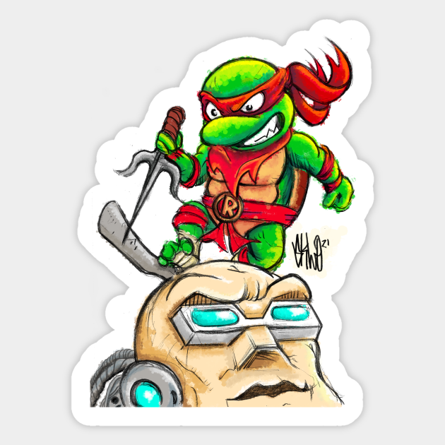 Raphael - TMNT - Fan Art - Ninja Turtles - Sticker | TeePublic