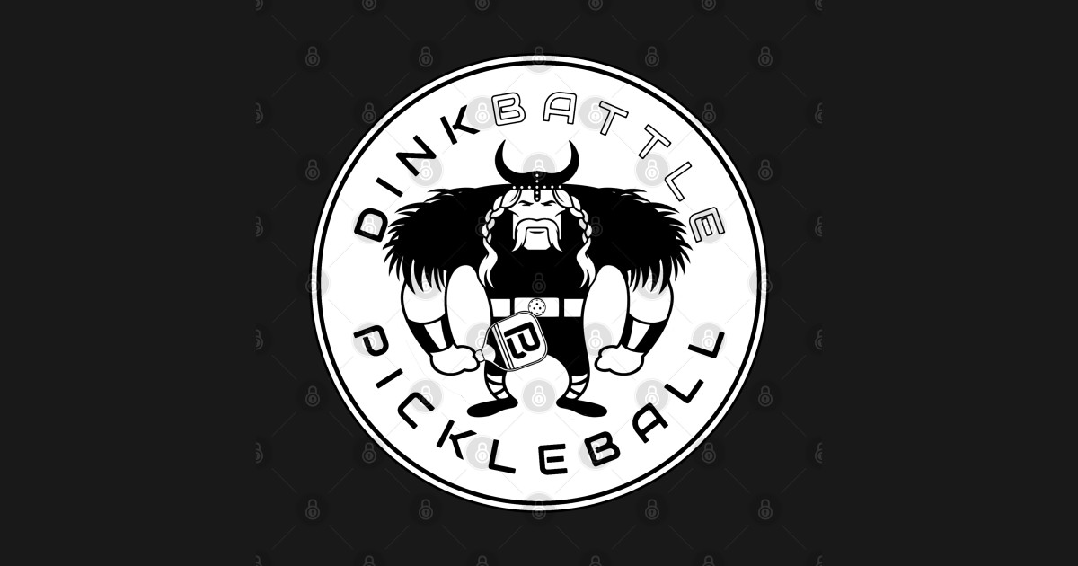 Dink Battle Pickleball Crest - Pickleball - T-Shirt | TeePublic