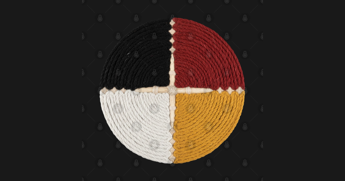 Indigenous Native American Medicine Wheel - Medicine Wheel - T-Shirt ...