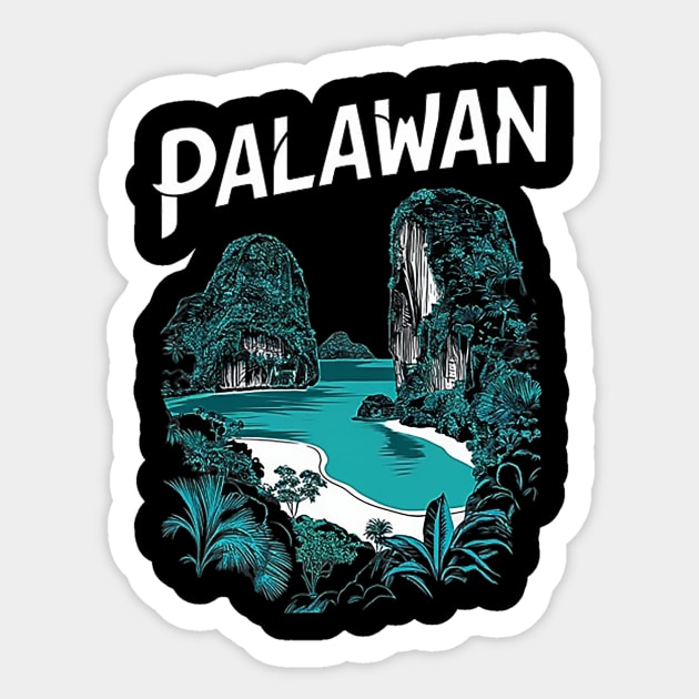 Palawan Island Philippines - Palawan - Sticker | TeePublic