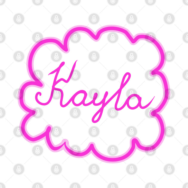 Kayla. Female name. - Kayla - Kids T-Shirt | TeePublic