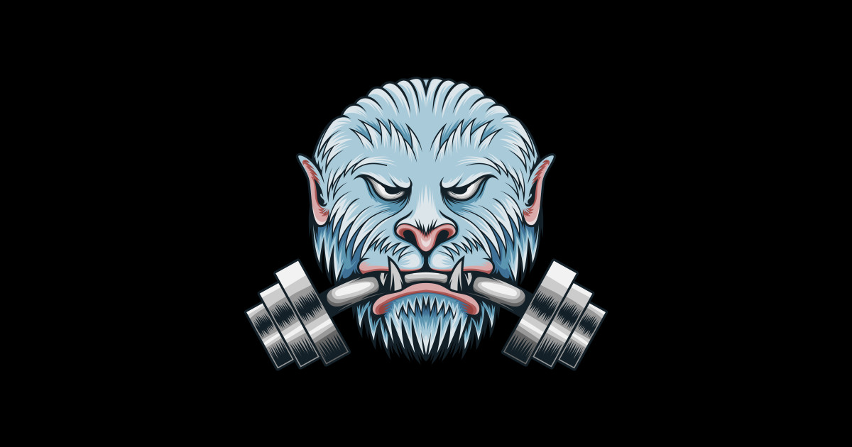 Yeti Fitness - Yeti - Sticker | TeePublic