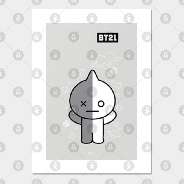 BT21 - Van - Bt21 Bts - Posters and Art Prints | TeePublic