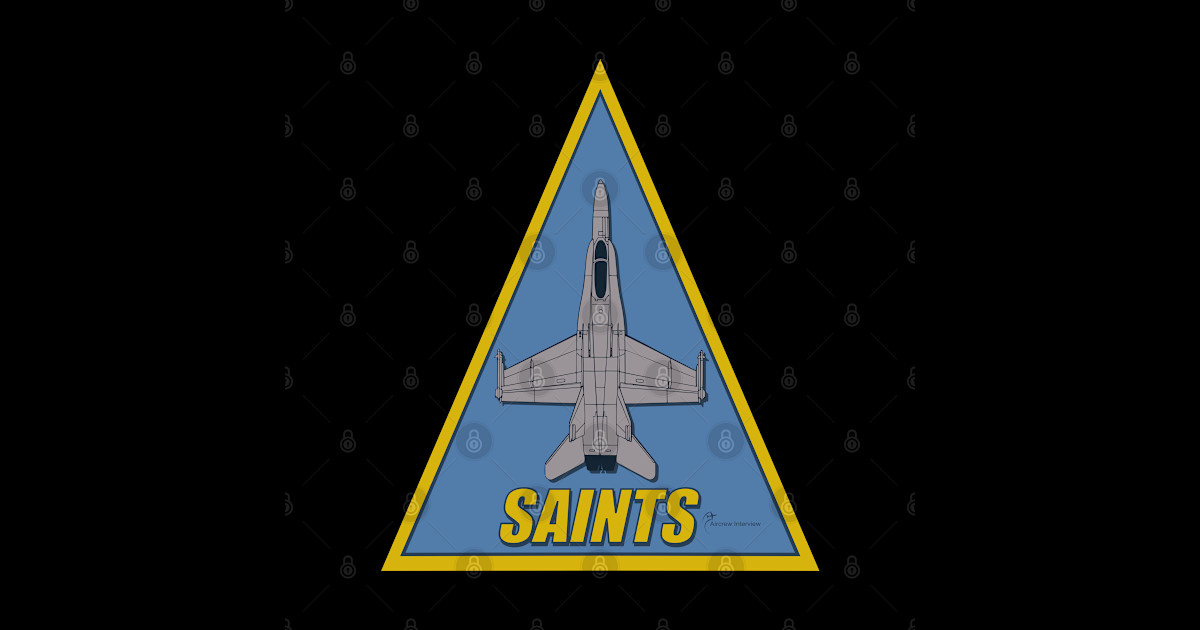 F/A-18 Hornet VFC-13 Saints - Fighting Saints Squadron - Sticker ...
