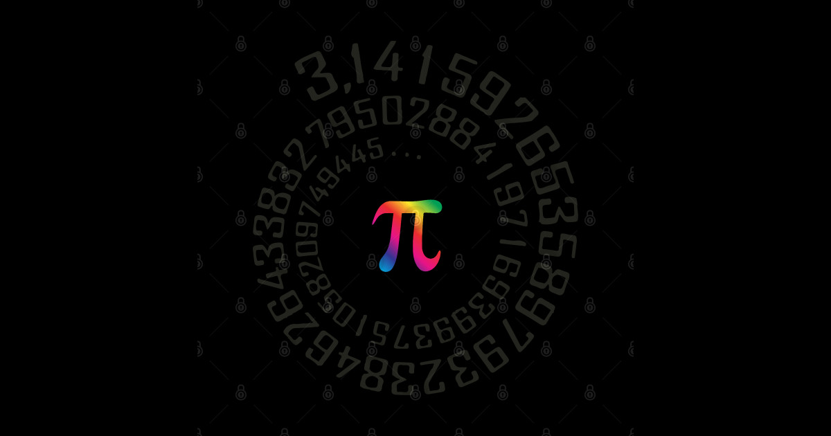 Maths Pi Spiral - Pi - Sticker | TeePublic