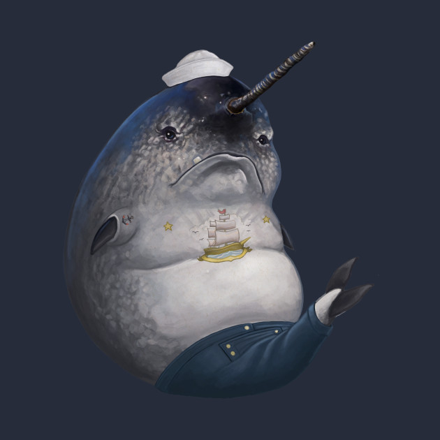 Narly - Narwhal - T-Shirt | TeePublic