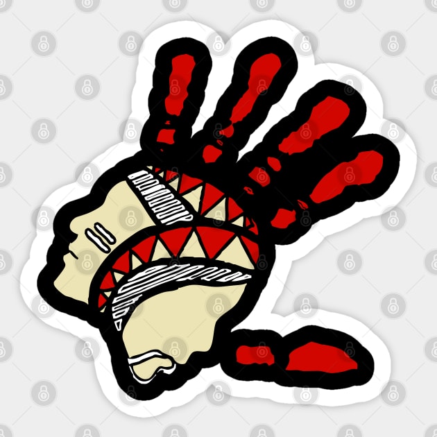 #MMIW Chest Hand - Mmiw - Sticker | TeePublic