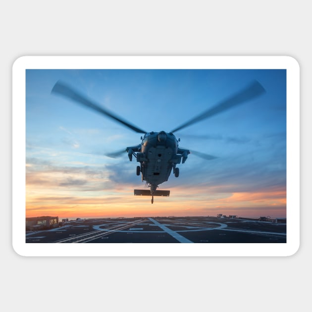 Sikorsky MH-60S Seahawk Helicopter - Aviation - Sticker | TeePublic