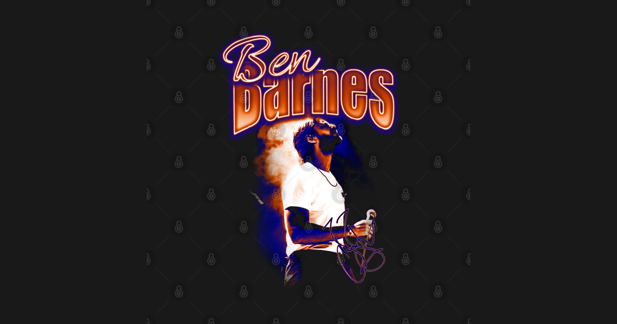 Ben Barnes - Signature - Singer - T-Shirt | TeePublic