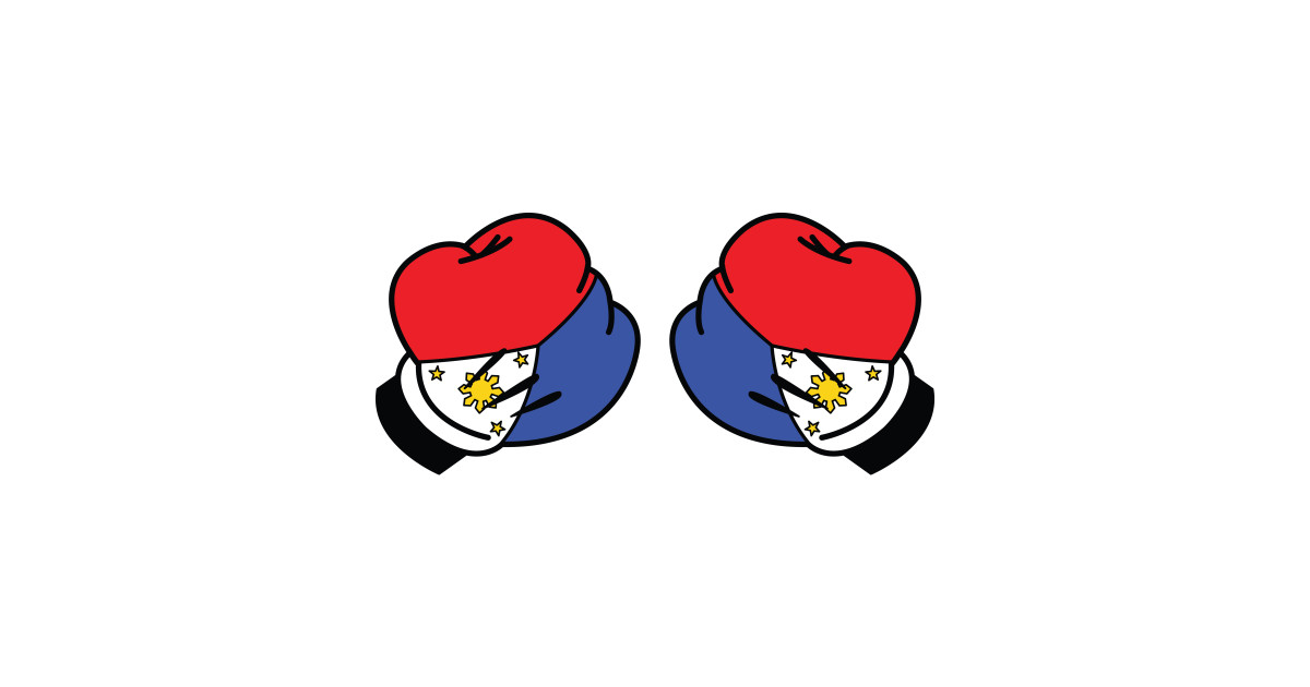 Mickey Filipino Flag Boxing Gloves by AiReal Apparel - Mickey - T-Shirt ...