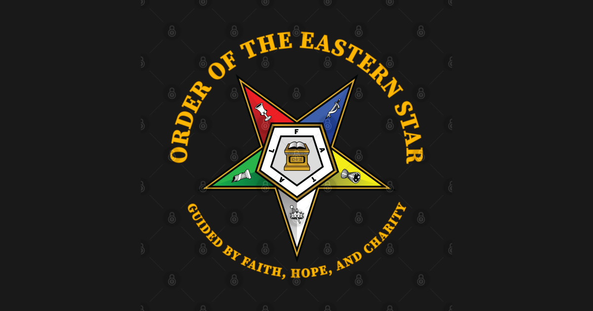 OES Emblem Order Of The Eastern Star - Eastern Star - T-Shirt | TeePublic