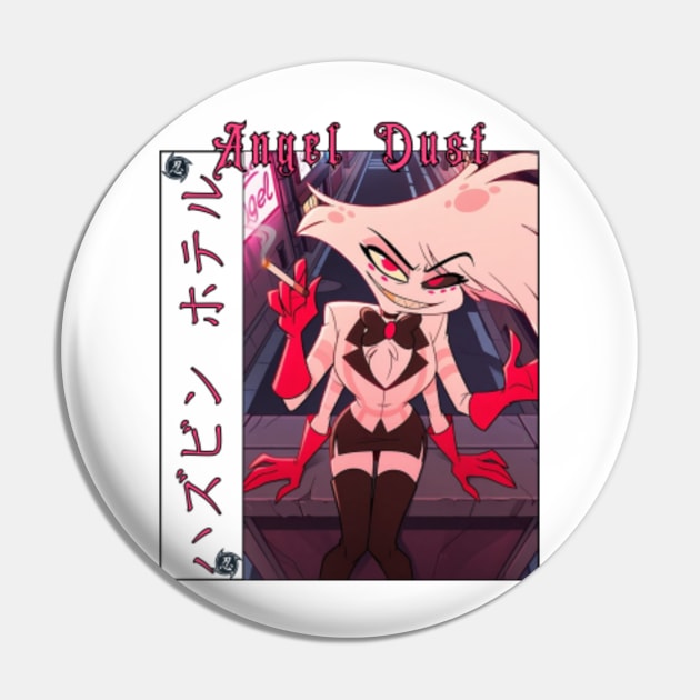 Angel dust from hazbin hotel - Angel Dust - Pin | TeePublic