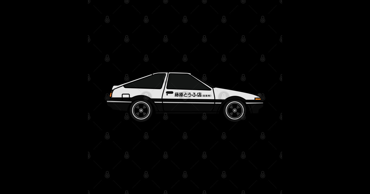 AE86 - Initial D AE86 - Ae86 - Sticker | TeePublic