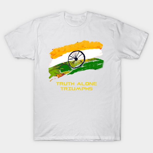 Truth Indian Flag - Indian Flag - T-Shirt | TeePublic