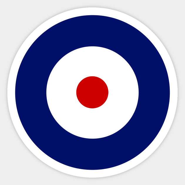 RAF Roundel Type A (between wars) - Raf Roundel - Sticker | TeePublic